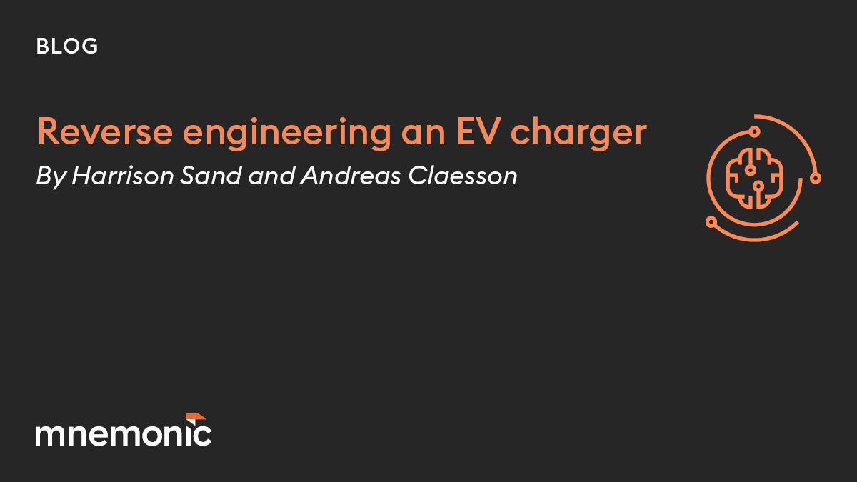 Reverse engineering an EV charger